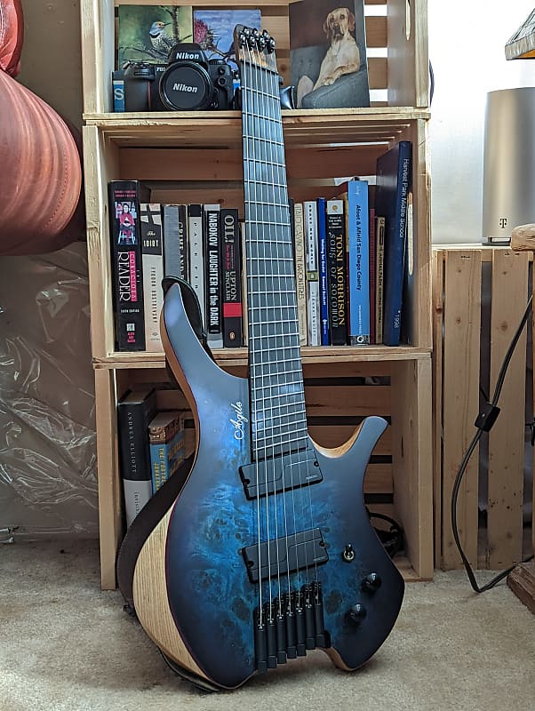 Agile 7 String Multi-Scale Fan Fret Headless Guitar Chiral | Reverb