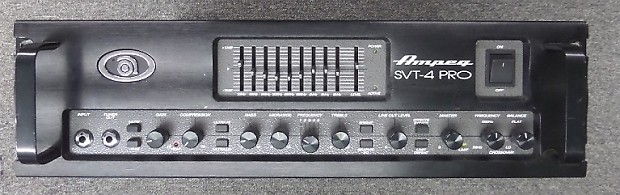 AMPEG SVT-4PRO High Performance Bass Amplifier Head, 1200 W | Reverb