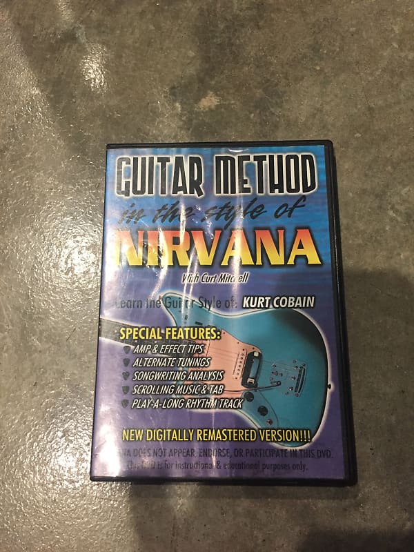Guitar Method In the style of nirvana DVD | Reverb