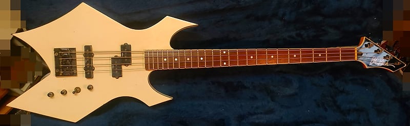 B.C. Rich Warlock Bass 1992 - WHITE | Reverb