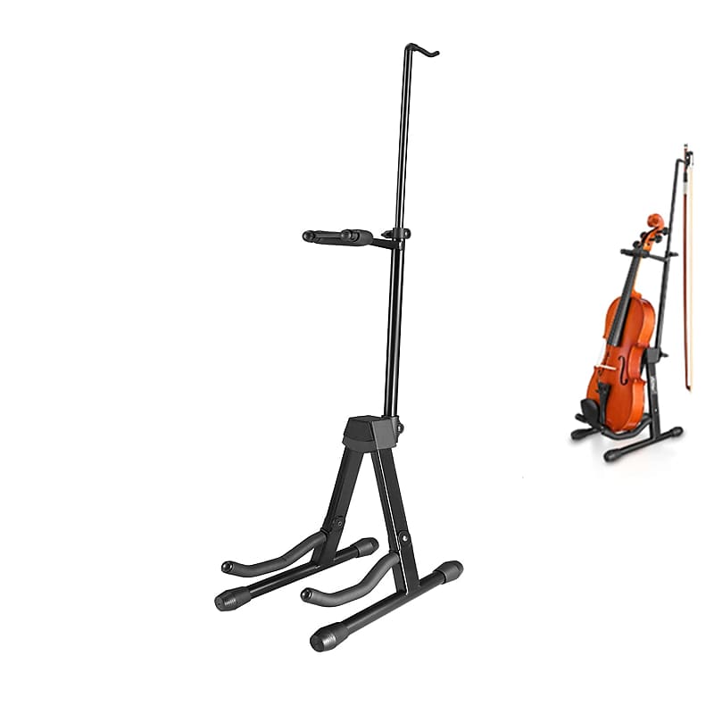 Violin Stand Viola Stand With Bows Hook Holder Portable | Reverb