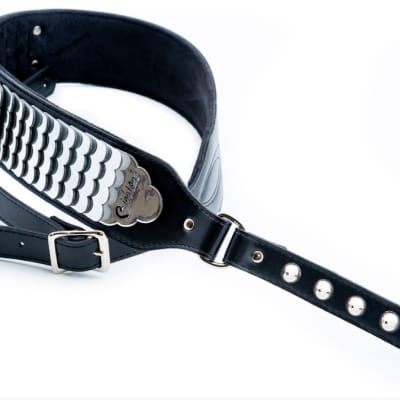 RightOn! Legend JL Python 2.3 inch Vegan Guitar Strap - Black | Reverb