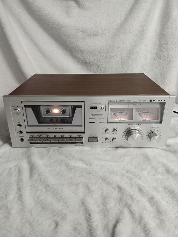 Sanyo RD-5350 1981 Silver And Wood Finish Metal | Reverb