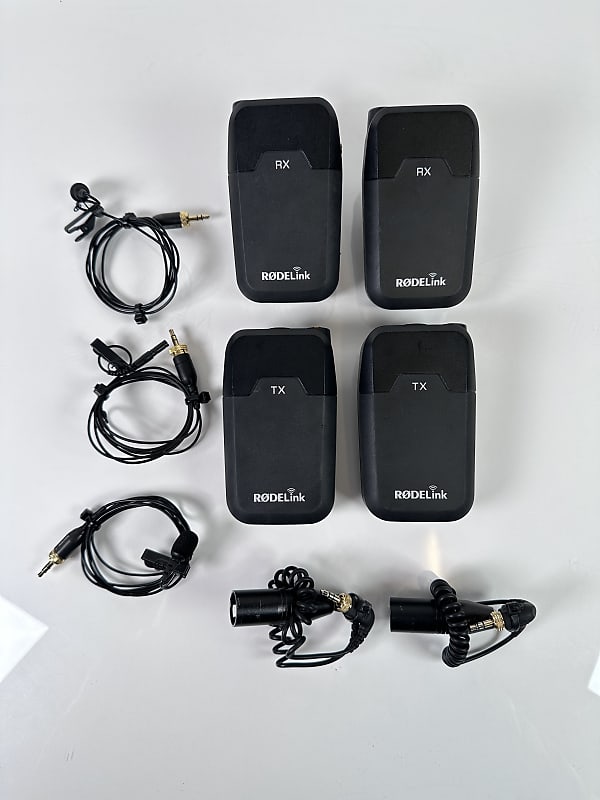 Rode x2 RX & x2 TX Belt Rodelink Beltpack Wireless Microphone | Reverb