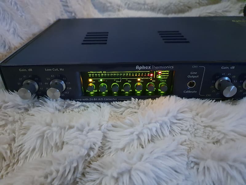 Aphex Thermionics Model 1100 Dual Channel Tube Class A Preamp | Reverb