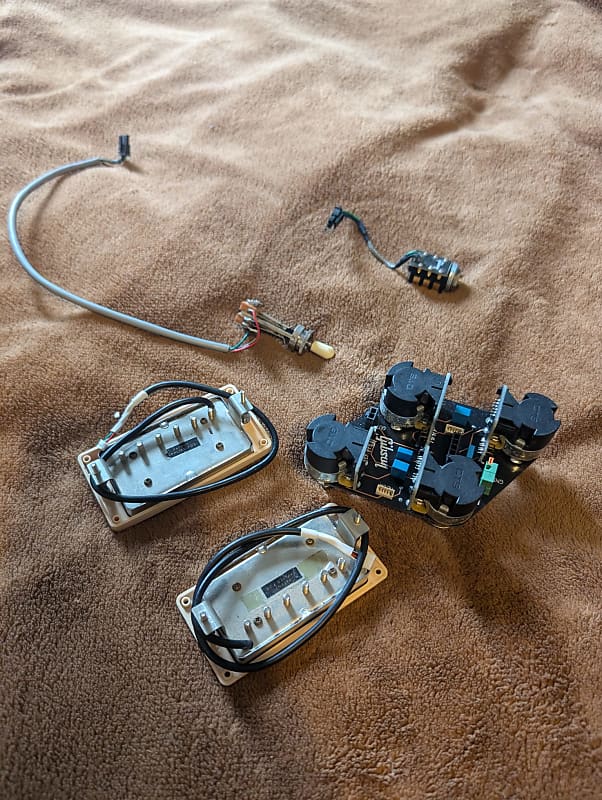 Gibson Les Paul PCB full set; 2x pickups, 4x CTS pot, toggle | Reverb