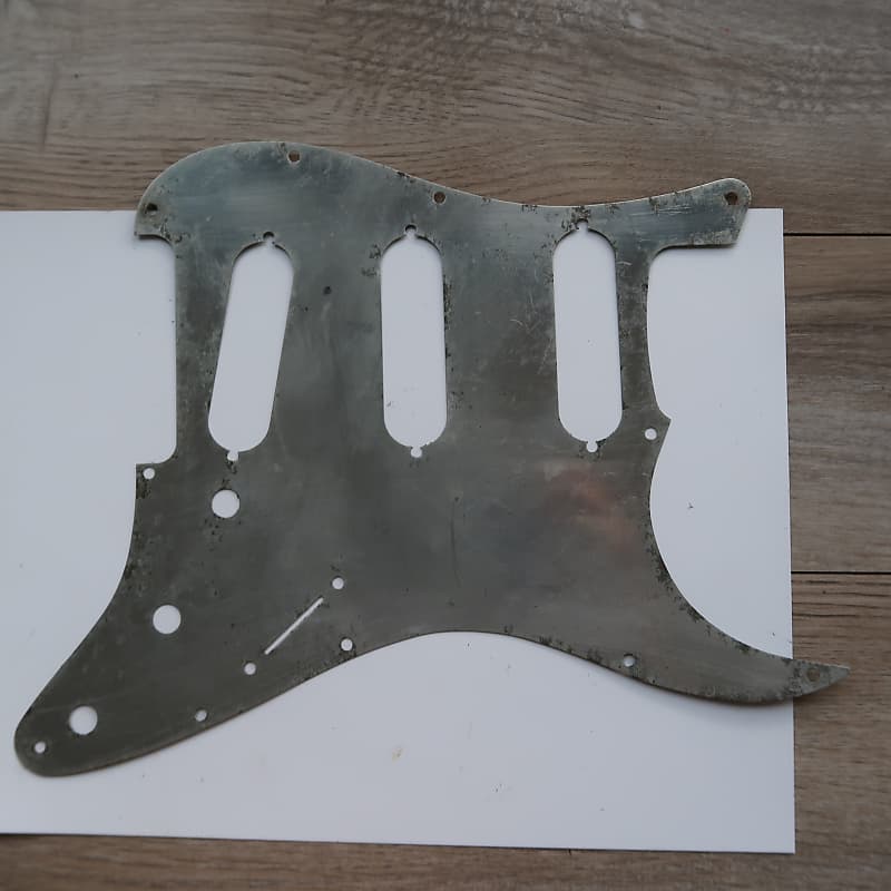 63 - 71 Fender Stratocaster Pickguard Shield Aluminum 64 65 | Reverb