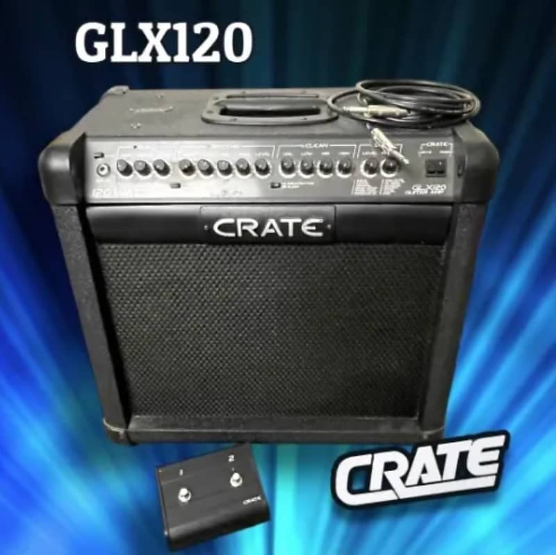 Crate GLX120 3-Channel 120 Watt 1x12 Amplifier Guitar Combo | Reverb
