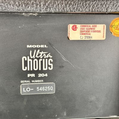 Fender Ultimate Chorus Type PR 204 1990-2000 Black | Reverb