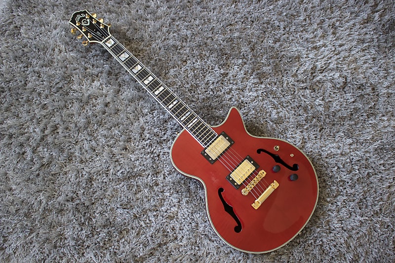 Guild U.S.A. X3000 1992 - Red flame | Reverb