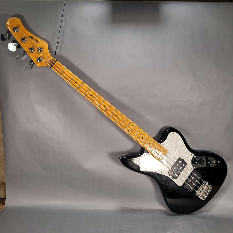 Stagg BM370-H 4 String M-Style Electric Bass Guitar - Black | Reverb