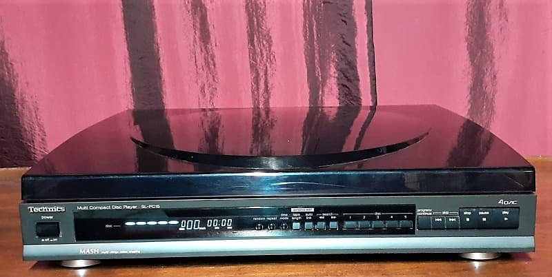 1990 Technics SL-PC15 Top Loading 5 Disc Compact Disc Player | Reverb