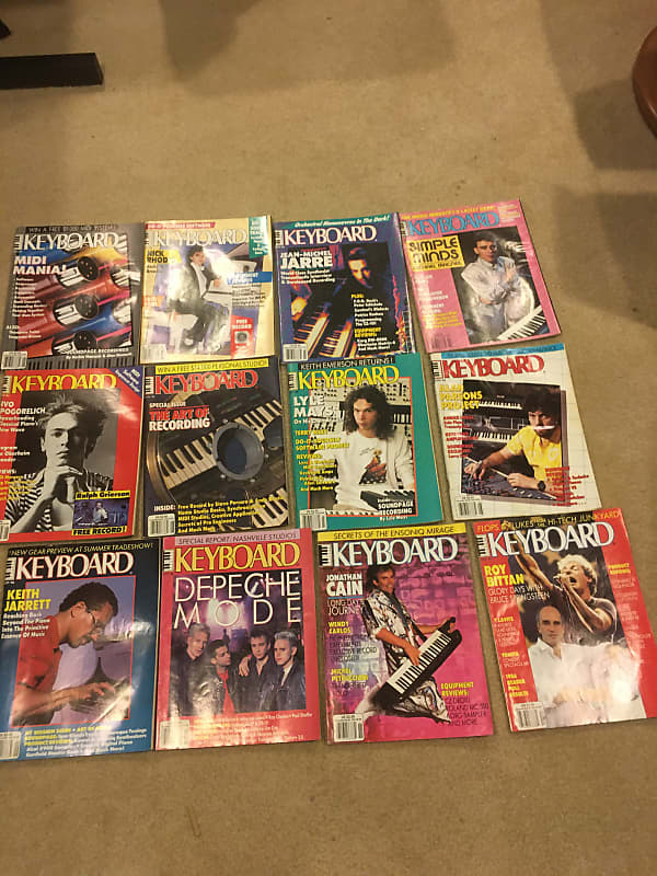 Keyboard Magazine 1986 - All 12 Issues; Jan-Dec | Reverb