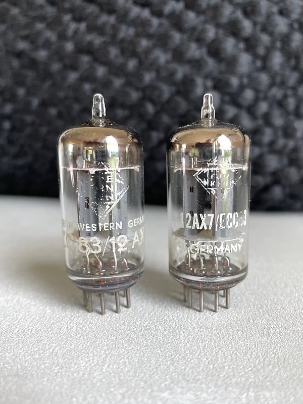Telefunken 12ax7 ECC83 Strong Matched Pair | Reverb