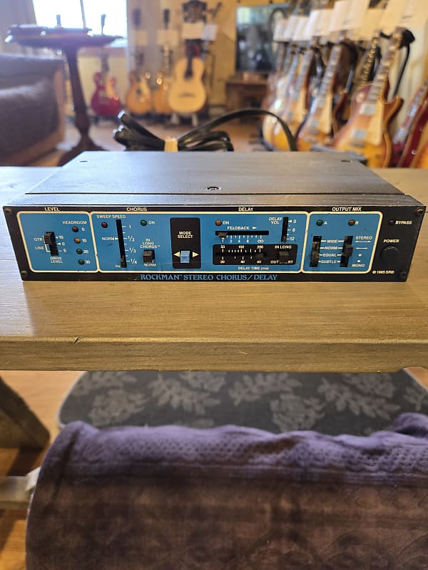 Rockman Stereo Chorus / Delay 1987 - Black / Blue | Reverb
