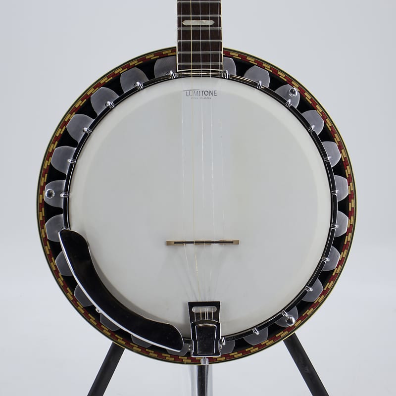 Used Grande 5 String Banjo w/Diamond Inlays & Lumitone Head – | Reverb
