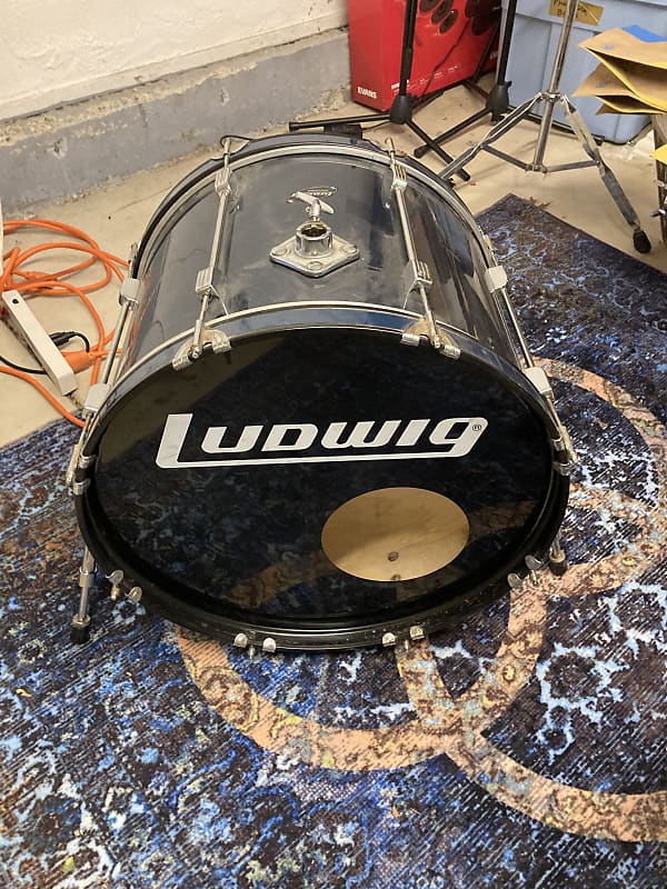 Ludwig Rocker 2000s - Blue 18x22 Bass Drum Kick | Reverb