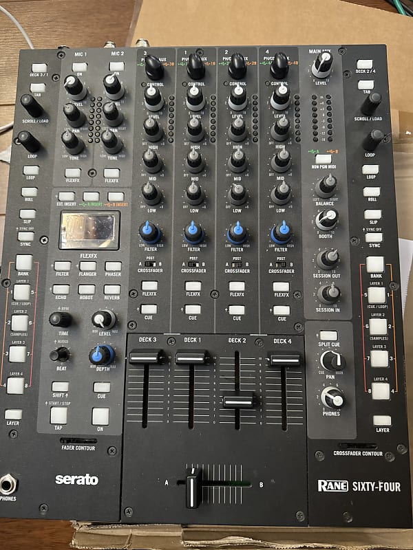 🔥 Rane Sixty-Four 4-Channel DJ Mixer for Serato - Elevate | Reverb