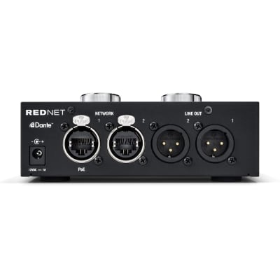 Focusrite Rednet AM2 Stereo Dante Headphone Amplifier Audio | Reverb