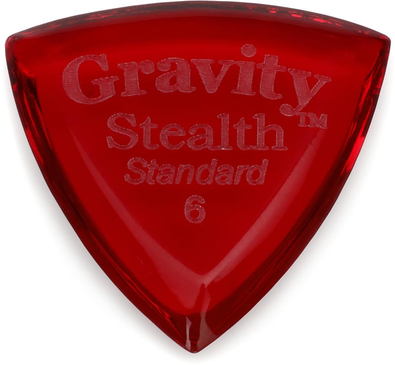 Gravity Picks Stealth Guitar Pick - Standard 6mm (3-pack) | Reverb