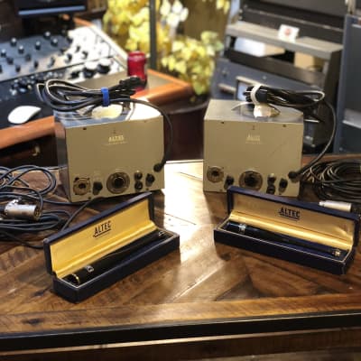 (2) 1960's Altec M11 "Coke Bottle" Microphone Systems -150A | Reverb