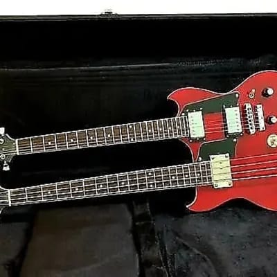 NEW DOUBLE NECK BASS/GUITAR 4/6 STRING EBC STYLE ELECTRIC | Reverb