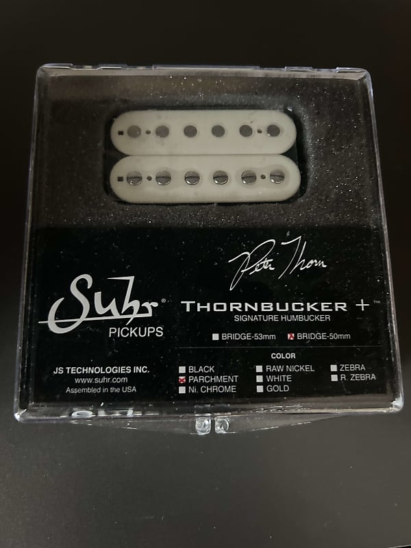 Suhr Pete Thorn Thornbucker+ Bridge 50mm - Parchment | Reverb