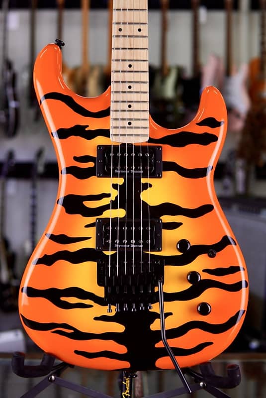 Kramer Pacer Series Orange Tiger Stripe (used) | Reverb