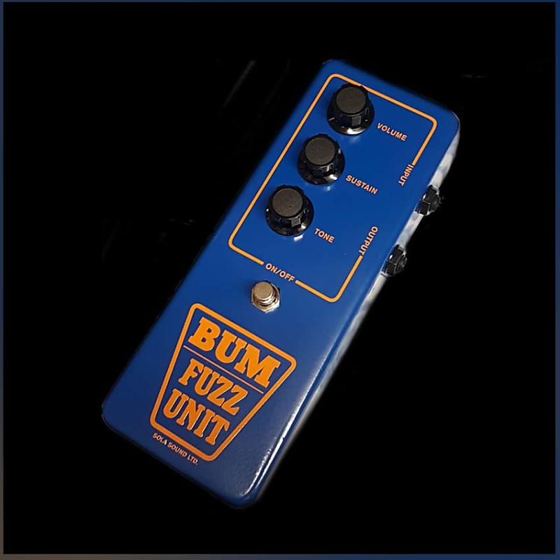 Sola Sound Cheap Ass Bum Fuzz Jumbo Tone Bender BLUE. | Reverb