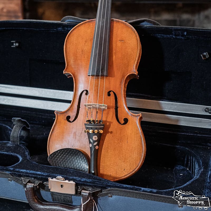 (Used) Fiddle W/ Engraved Flower Tailpiece | Reverb
