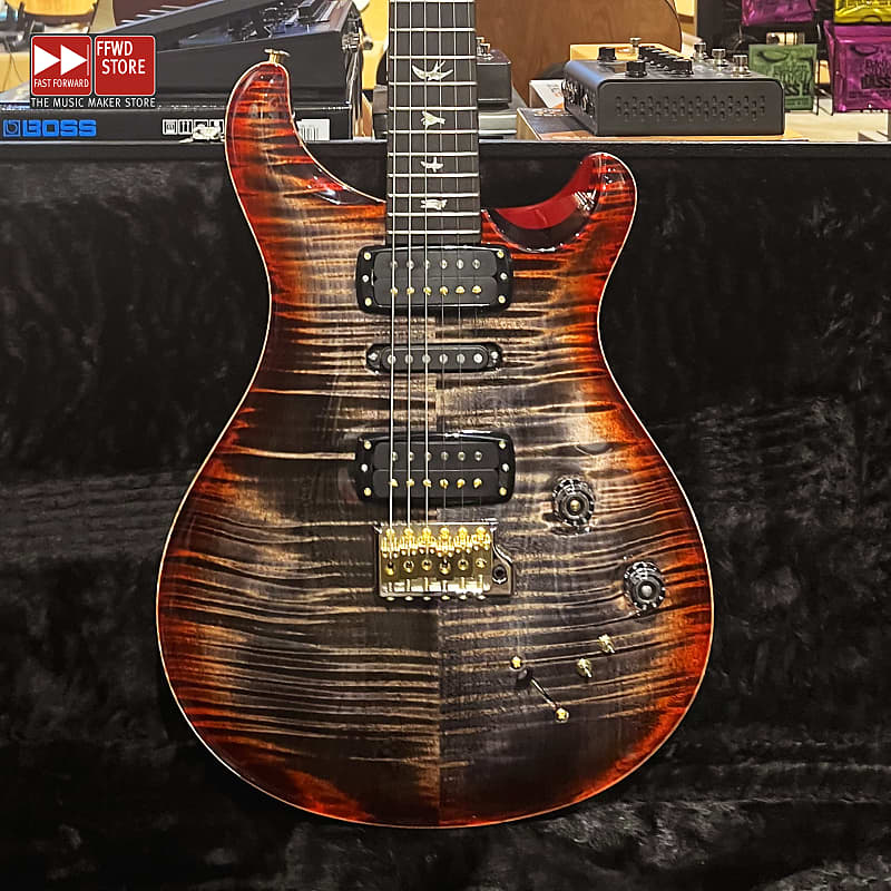 PRS Modern Eagle V Top 10 - Charcoal Cherry Burst | Reverb UK