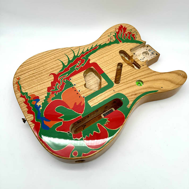 Fender Jimmy Page Dragon Telecaster 2-PIECE ASH Body Mint | Reverb