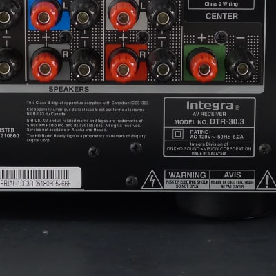 Integra DTR 30.3 THX HDMI Stereo Receiver | Reverb