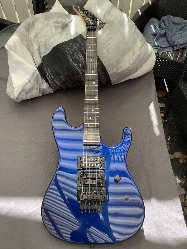Kramer Nightswan 1987-88 - Blue sparkle | Reverb