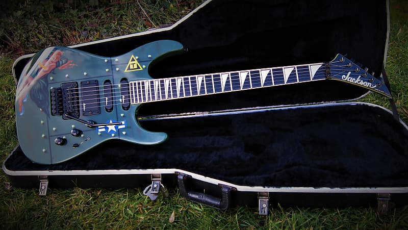 Ontario USA Jackson SL1 Soloist 1990 Bomber Graphic custom | Reverb