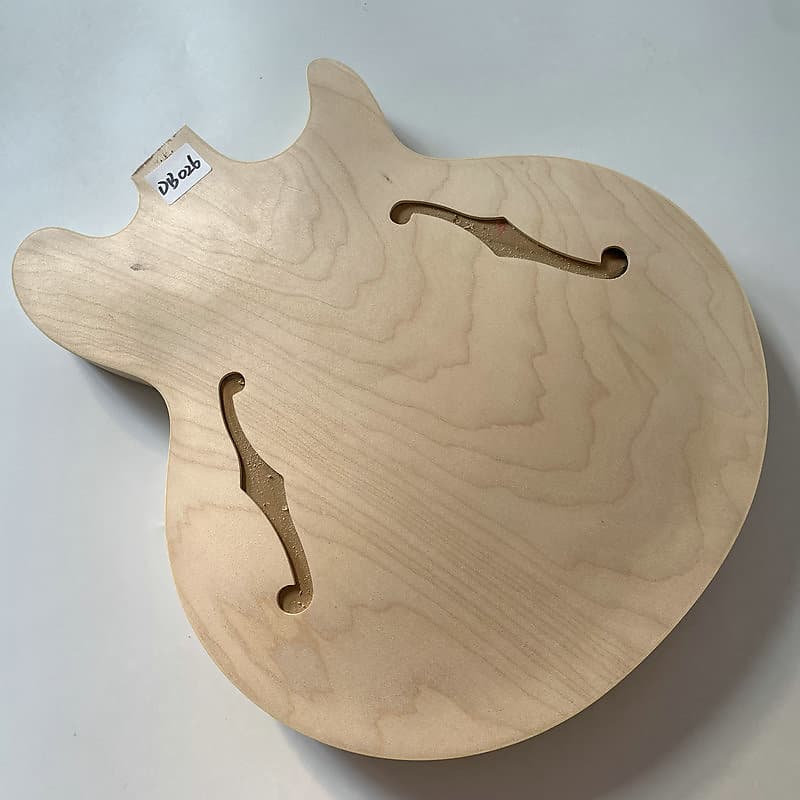Unfinished Semi Hollow Jazz Guitar Body DIY Project | Reverb