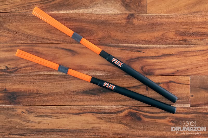 FLIX STICKS ORANGE FIBER DRUM RODS | Reverb