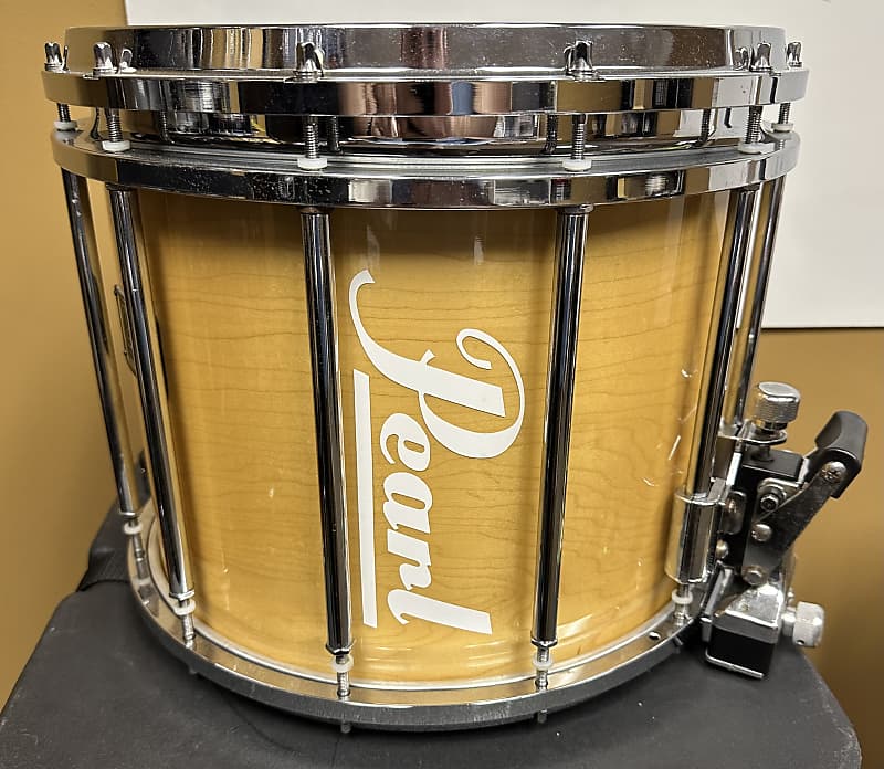 Pearl Marching Snare Drum - Natural Maple | Reverb