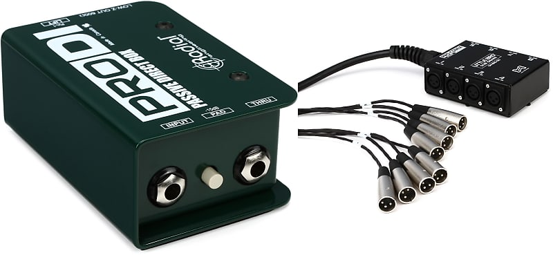 Radial ProDI 1-channel Passive Instrument Direct Box Bundle | Reverb