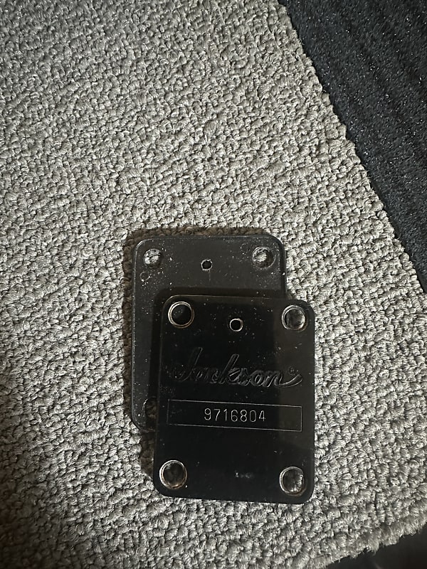 Jackson neck plate | Reverb
