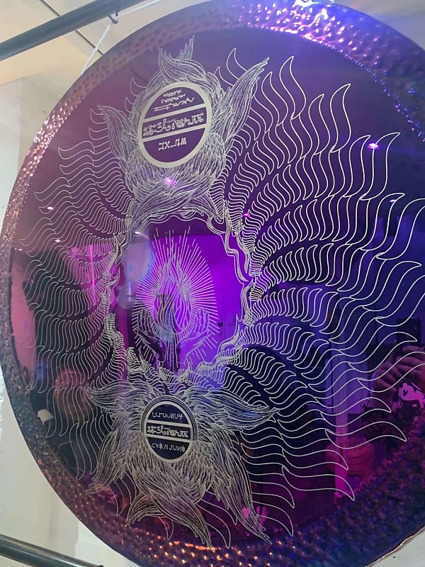Angelic purple flame gong 40 inches symphonic gong for | Reverb UK
