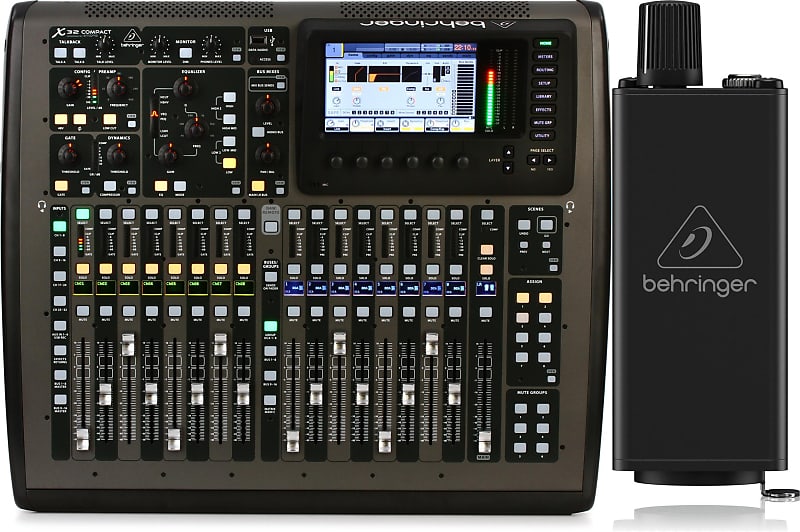 Behringer X32 Compact 40-channel Digital Mixer Bundle with | Reverb