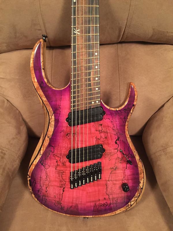 Kiesel KM8: Multiscale Guitar: Lithium Pickups: With Kiesel | Reverb