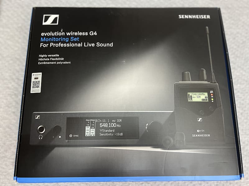 Sennheiser ew IEM G4 (Band G) Stereo In-Ear Monitoring System | Reverb