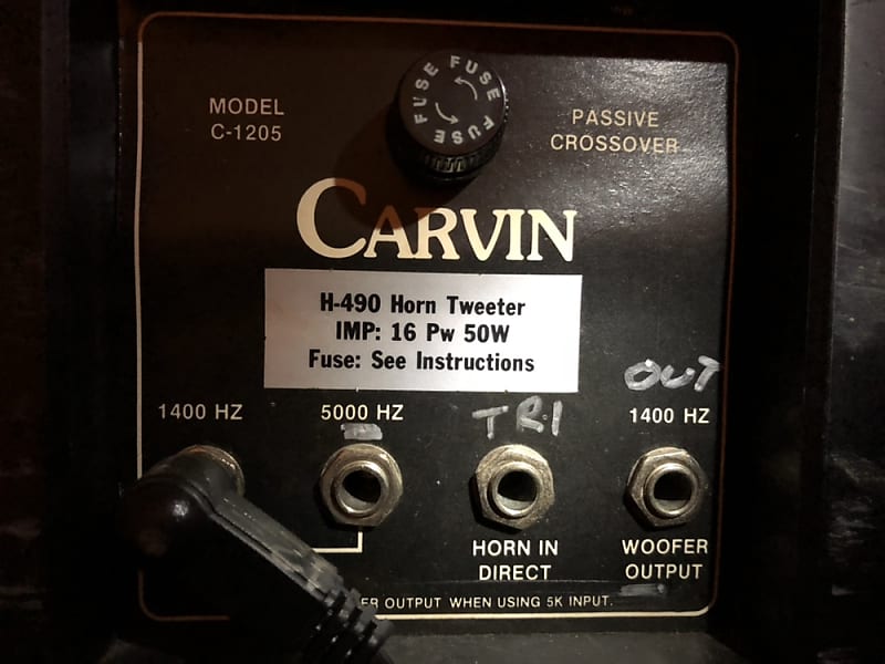 Carvin Speakers 3way set of 6 | Reverb