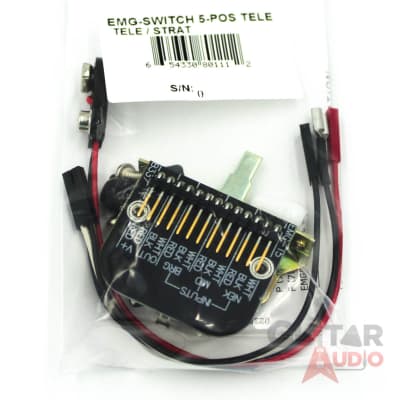 EMG 5-Position Solderless Pickup Switch for Tele/Strat | Reverb UK