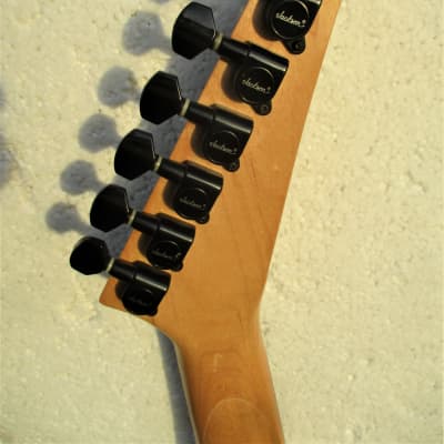 Jackson Performer Guitar, 1996, Japan, Blue See-Thru Flame | Reverb