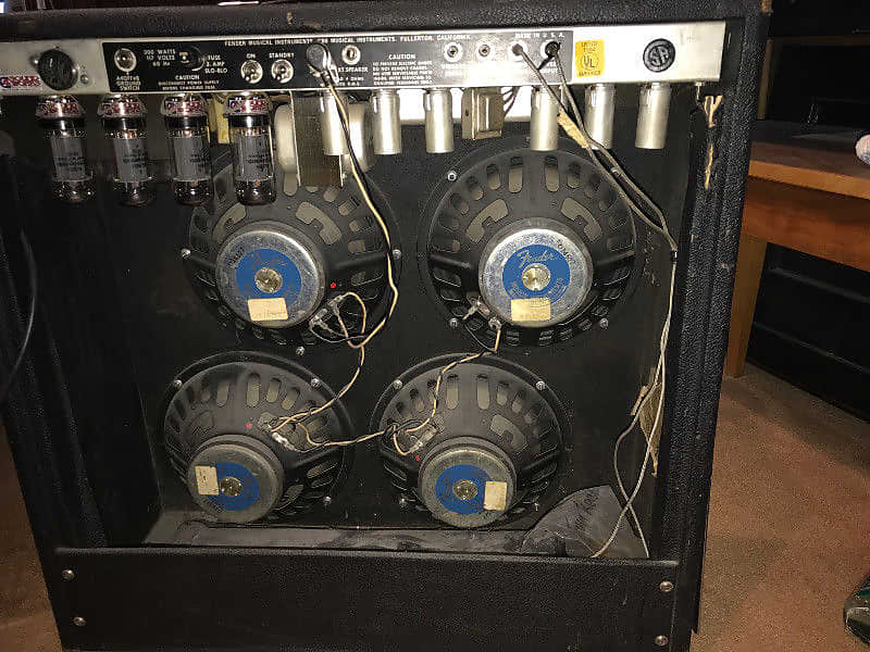 Fender Fender Twin Reverb 4X10 100 Watts RMS unknown Black | Reverb