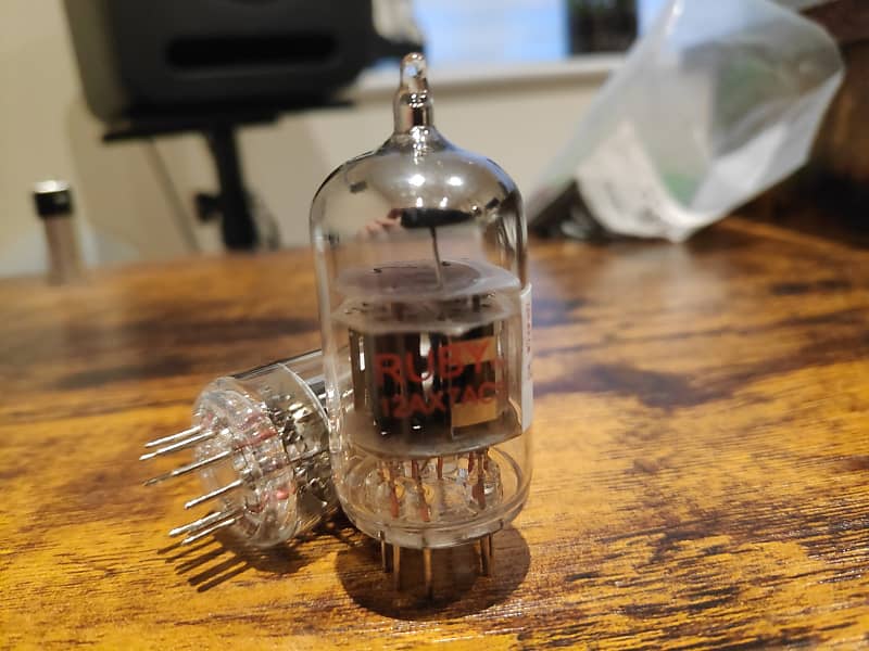 Ruby Tubes ECC83S / 12AX7 (AC5 HG) Guitar Preamp Valve | Reverb