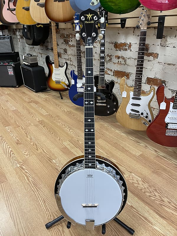 Danville BJ24 5-String Banjo - Vintage Sunburst | Reverb